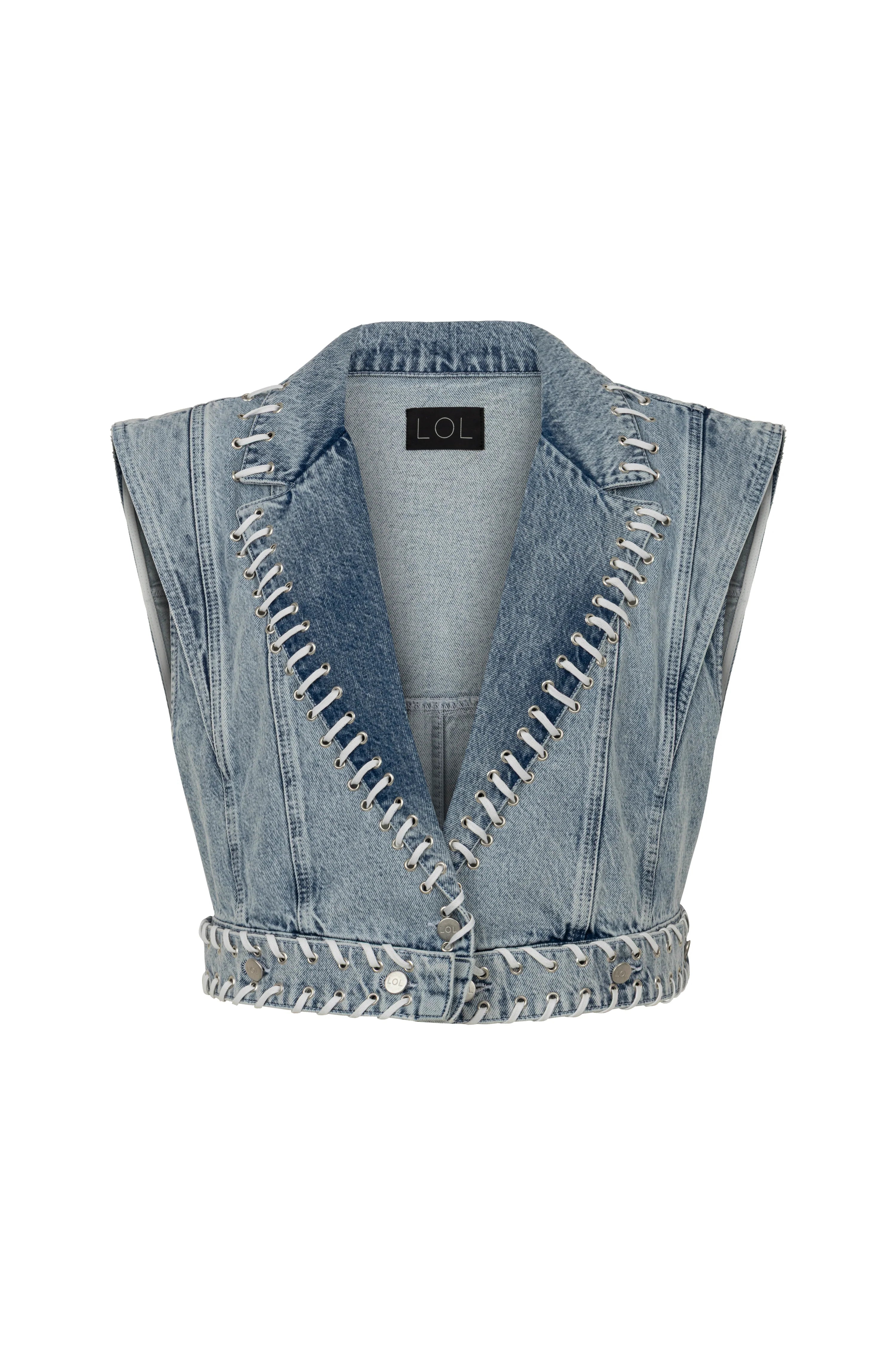 Daphne Denim Vest – doralinda.com